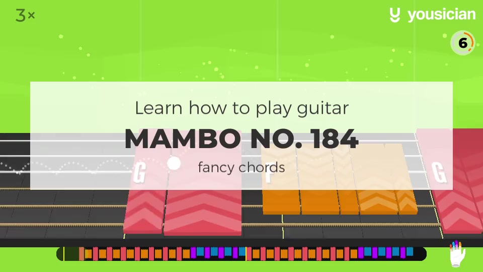 Learn how to play Mambo No. 184 on Guitar | Yousician