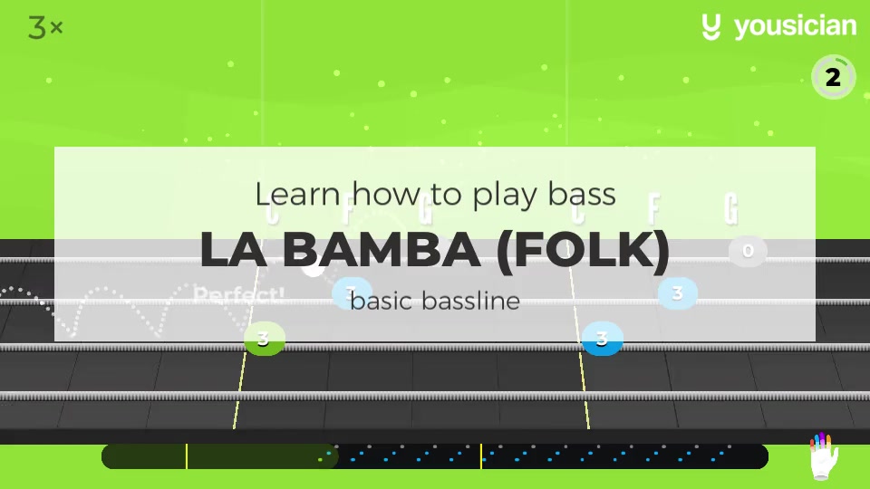 Learn how to play La Bamba on Bass | Yousician