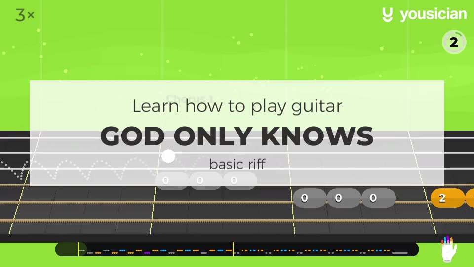 Learn how to play God Only Knows on Guitar | Yousician