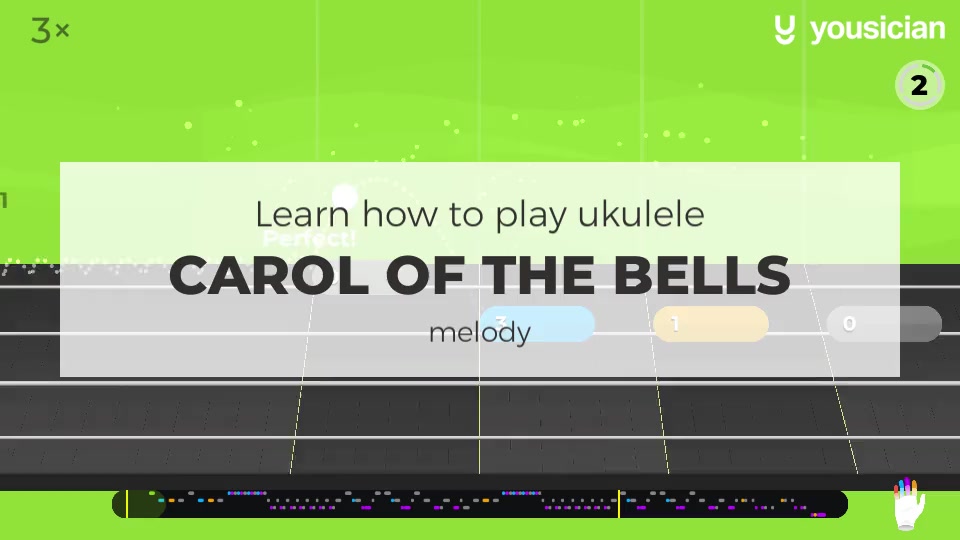 Learn how to play Carol Of The Bells on Ukulele | Yousician