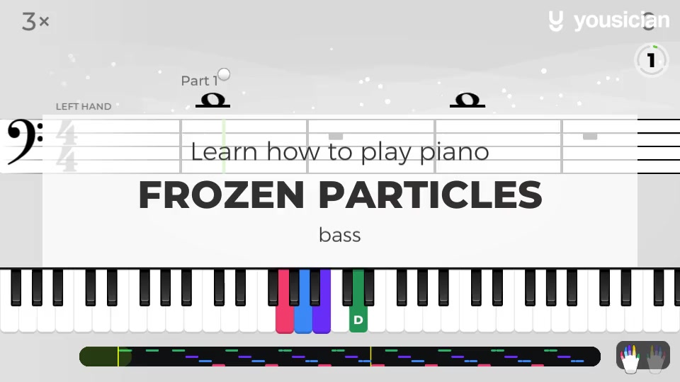Learn how to play Frozen Particles on Piano | Yousician