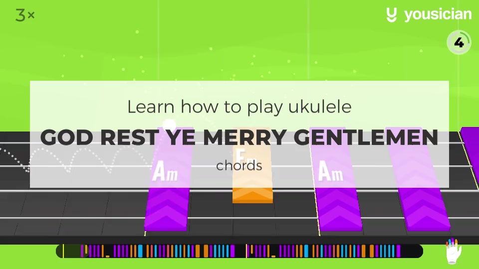 Learn how to play God Rest Ye Merry Gentlemen on Ukulele | Yousician