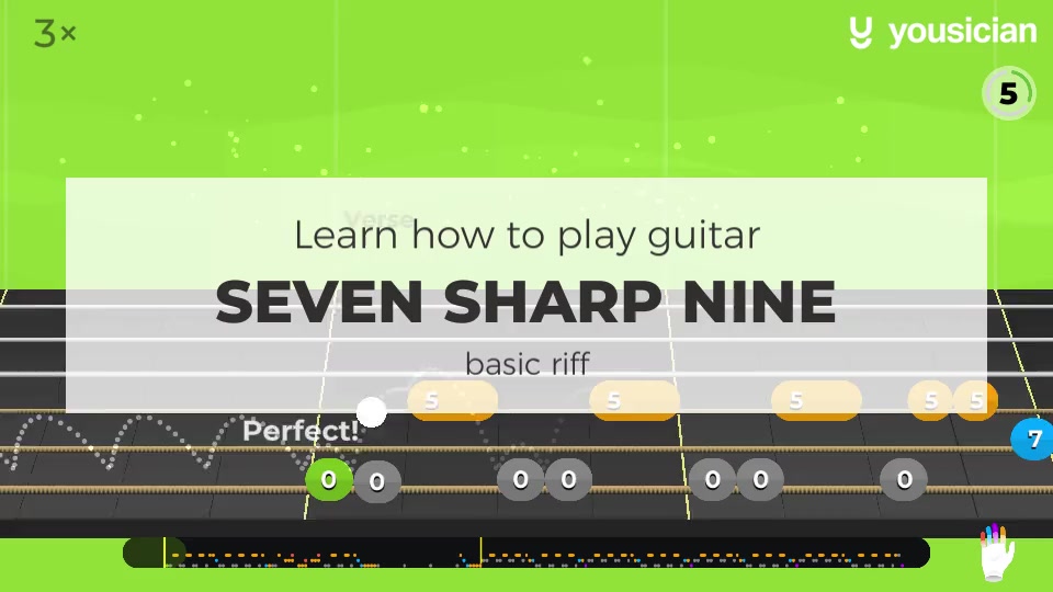 Learn how to play Seven Sharp Nine on Guitar | Yousician