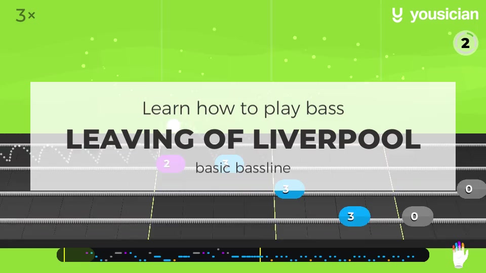 Learn how to play Leaving Of Liverpool on Bass | Yousician