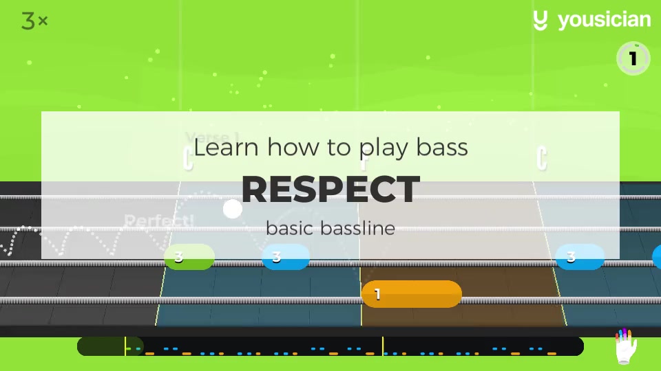 Learn how to play Respect on Bass | Yousician