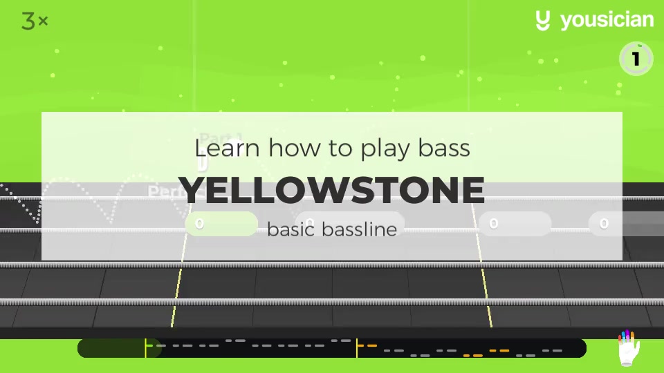 Learn how to play Yellowstone on Bass | Yousician