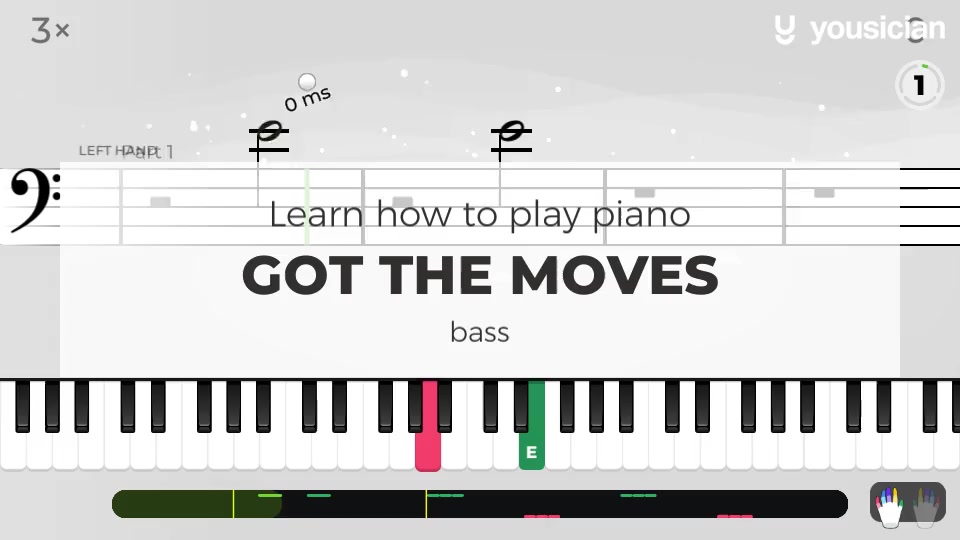 Learn how to play Got The Moves on Piano | Yousician