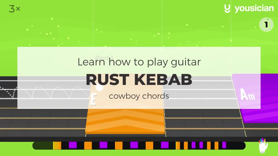 Learn how to play Rust Kebab on Guitar | Yousician