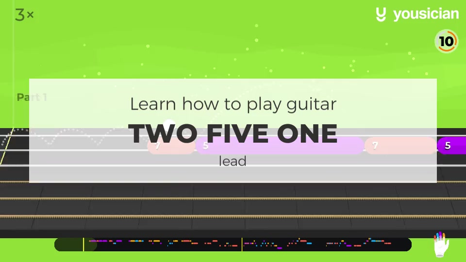 Learn how to play Two Five One on Guitar | Yousician