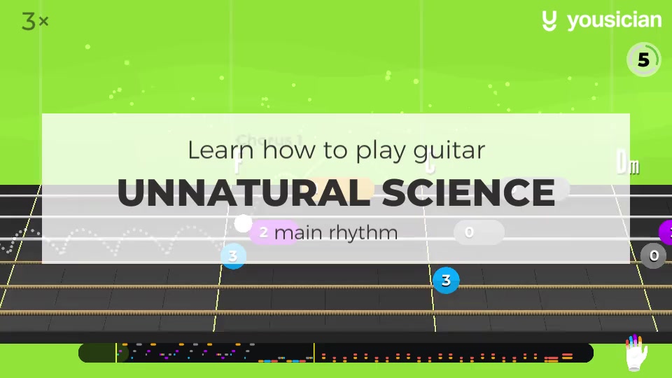 Learn how to play Unnatural Science on Guitar | Yousician