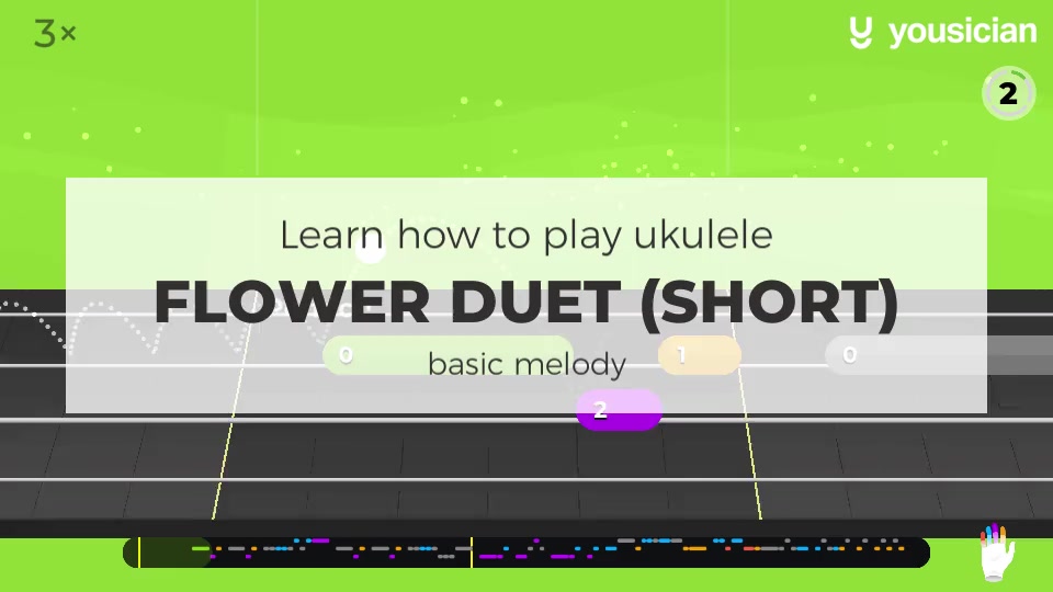 Learn how to play Flower Duet on Ukulele | Yousician