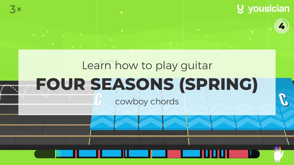 Learn how to play Four Seasons (Spring) on Guitar | Yousician