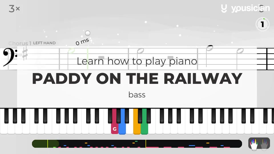 Learn how to play Paddy On The Railway on Piano | Yousician