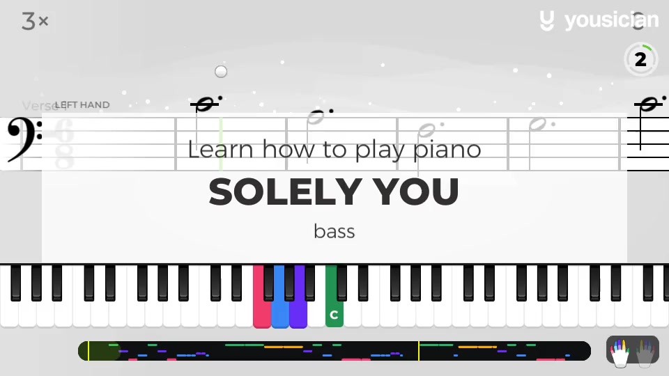 Learn how to play Solely You on Piano | Yousician