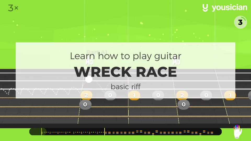 Learn how to play Wreck Race on Guitar | Yousician