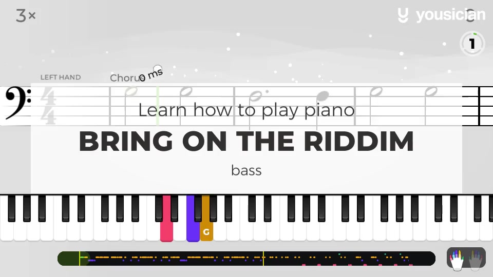 Learn how to play Bring On The Riddim on Piano | Yousician