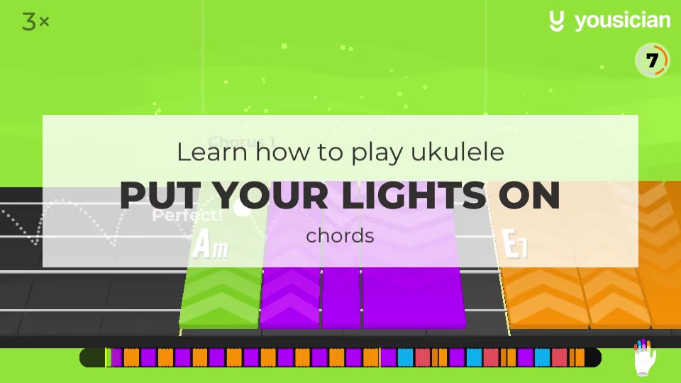 Learn how to play Put Your Lights On on Ukulele | Yousician