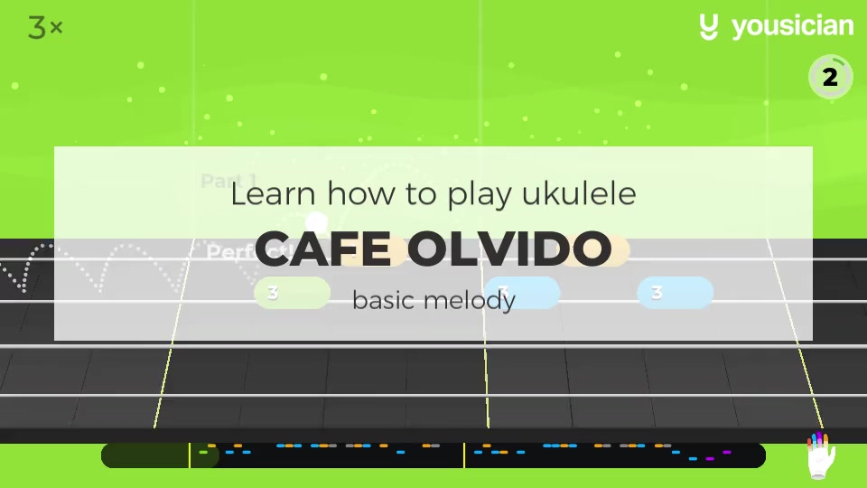 Learn how to play Cafe Olvido on Ukulele | Yousician