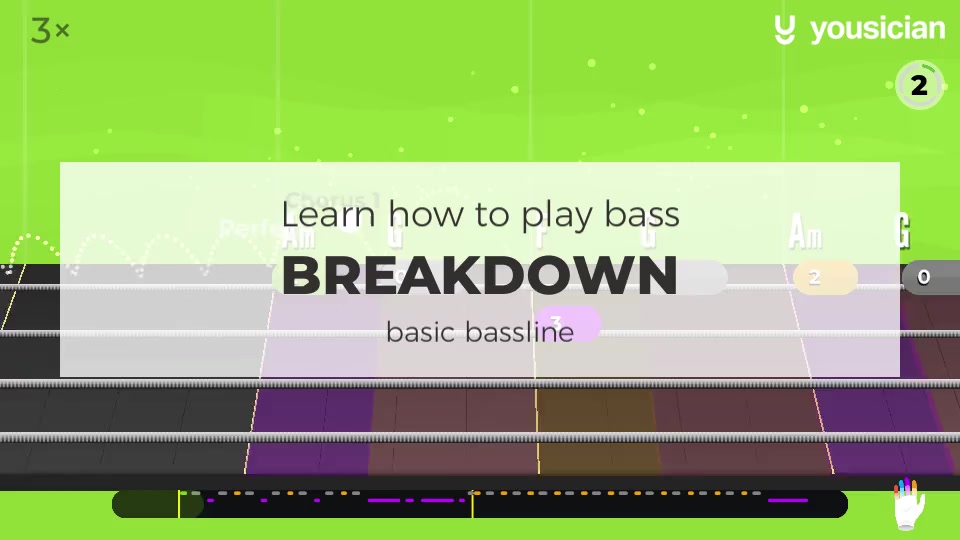 Learn how to play Breakdown on Bass | Yousician