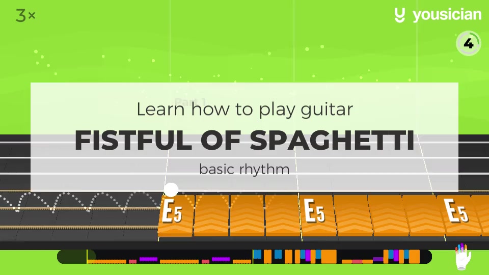 Learn how to play Fistful Of Spaghetti on Guitar | Yousician
