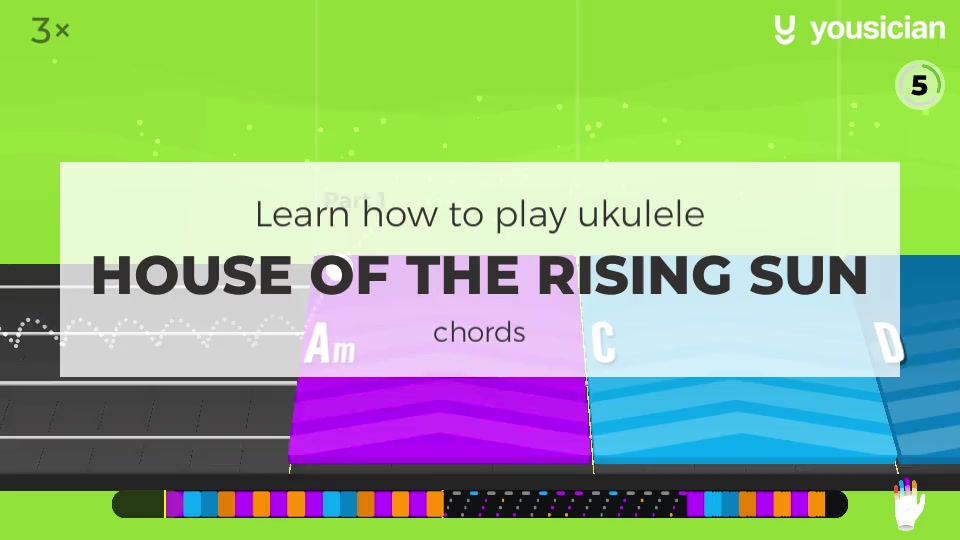 Learn how to play House Of The Rising Sun on Ukulele | Yousician