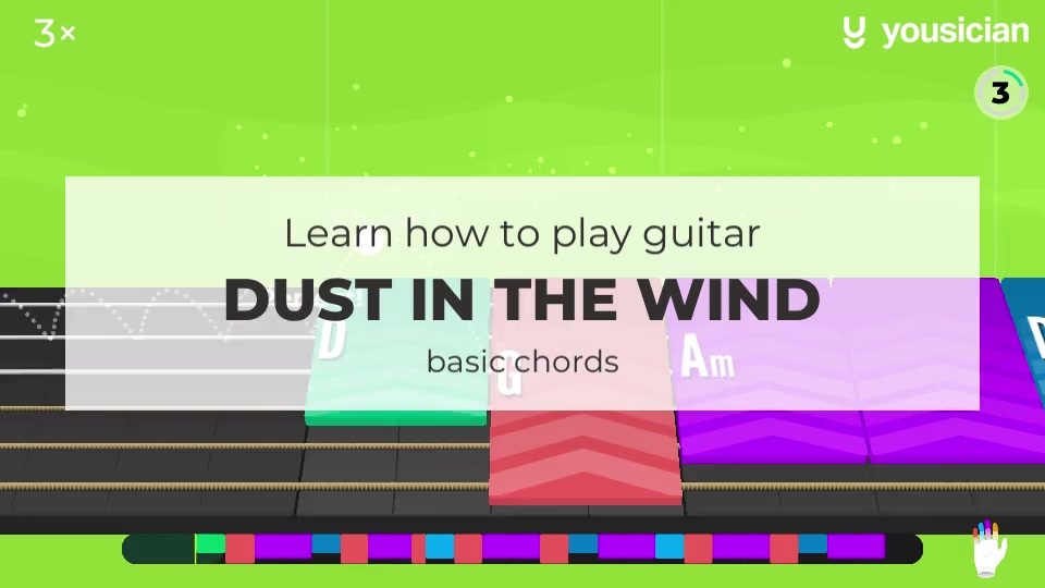 Learn how to play Dust In The Wind on Guitar | Yousician