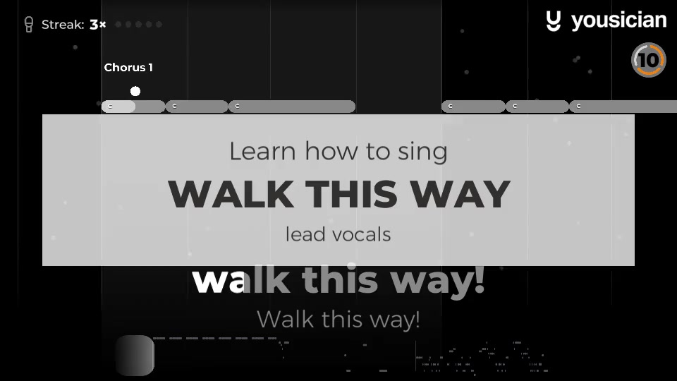 Learn how to sing Walk This Way | Yousician