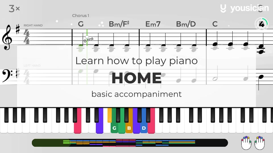 Learn how to play Home on Piano | Yousician