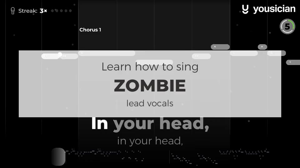 Learn how to sing Zombie | Yousician
