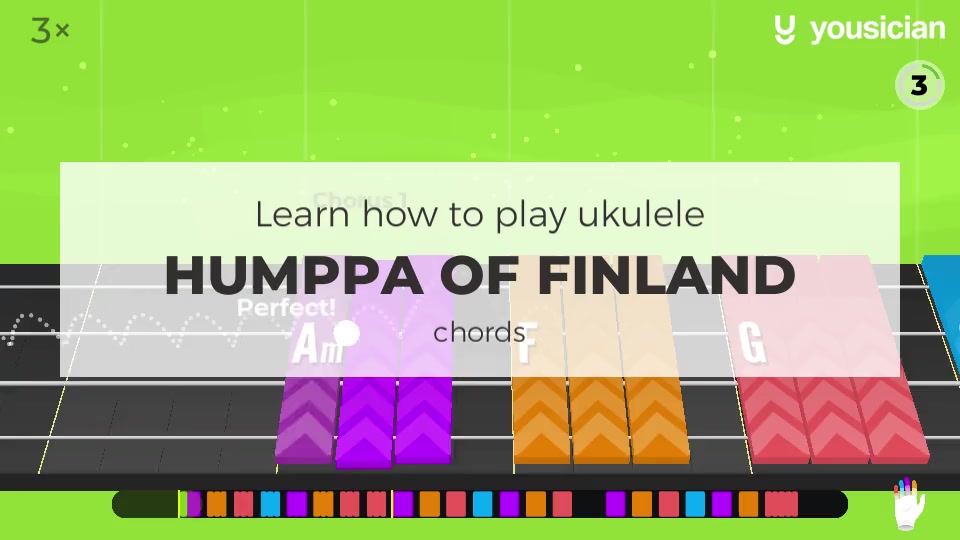 Learn how to play Humppa Of Finland on Ukulele | Yousician