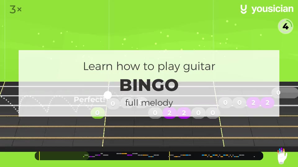Learn how to play Bingo on Guitar | Yousician