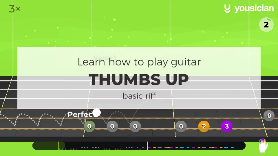Learn how to play Thumbs Up on Guitar | Yousician