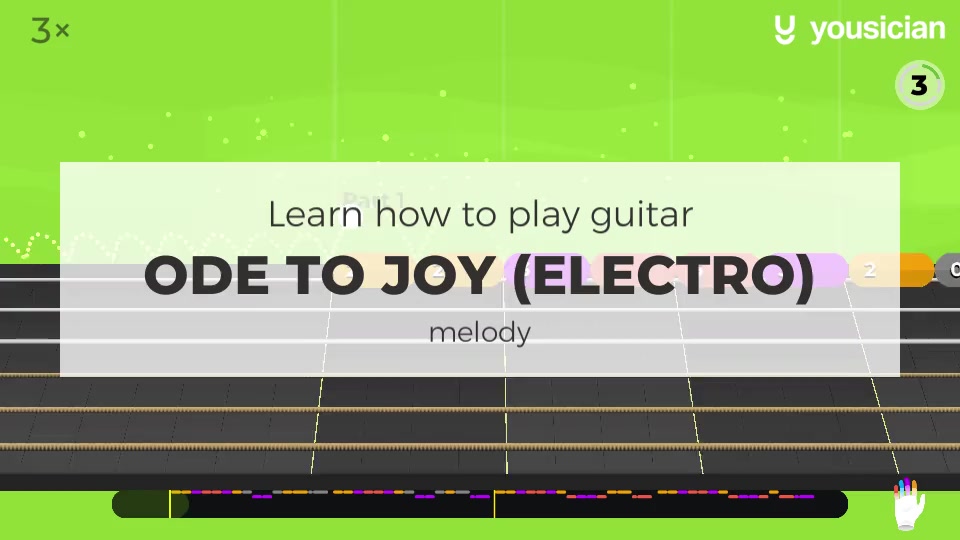 Learn how to play Ode To Joy on Guitar | Yousician